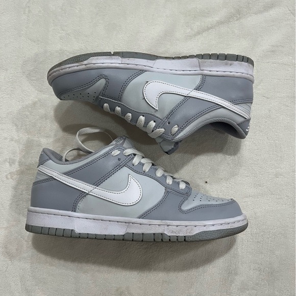 Nike | Shoes | Nike Dunk Low Light Smoke Gray Grey 6y Or Womens 7 ...